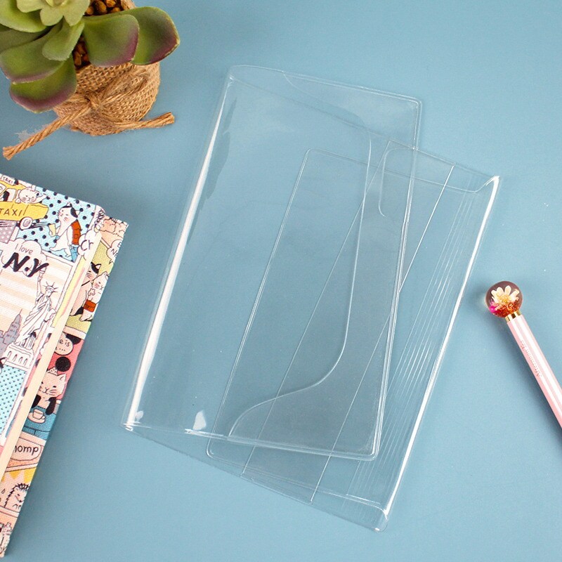 A6 Transparent Book Protector for Adjustable Book Sleeve, Single Pen ...
