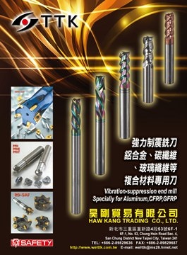 TTK end mills | Taiwantrade