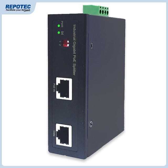 Industrial 1-port Gigabit 802.3bt 90W PoE Splitter | Taiwantrade