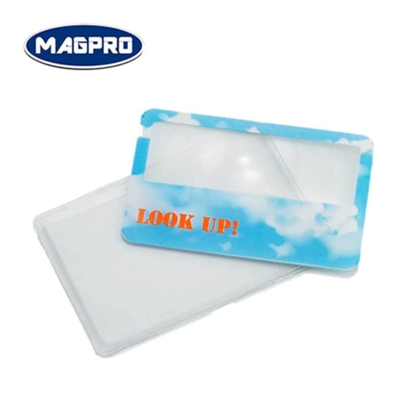 3x Magnification Card Size Magnifier With Business Logo Customized ...