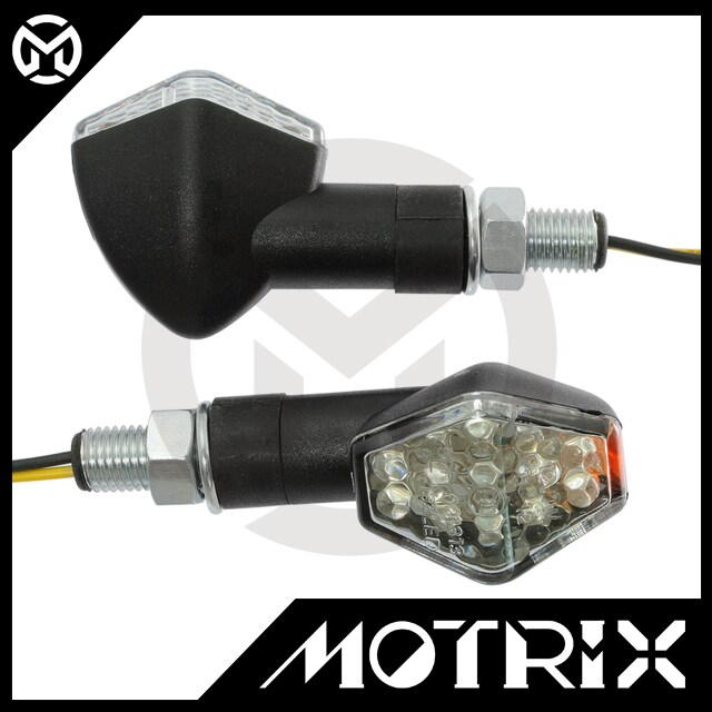 Universal Motorcycle Indicators With E-marked Clear Lens Light LED ...
