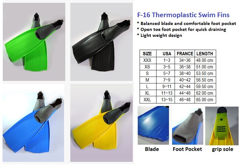 Thermoplastic Swim Fins | Taiwantrade.com