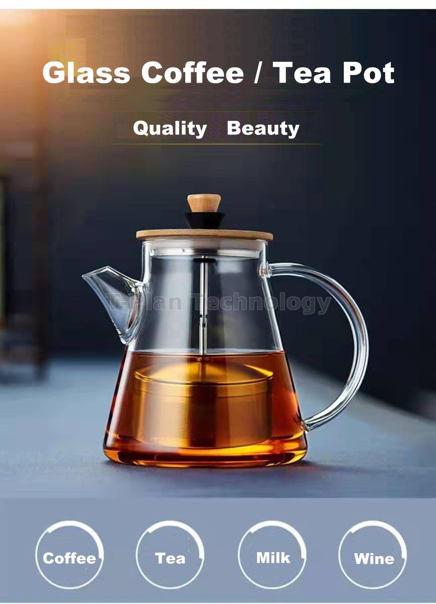 Glass Coffee pot , glass Tea pot , milk pot , juice pot, coffee pot ...