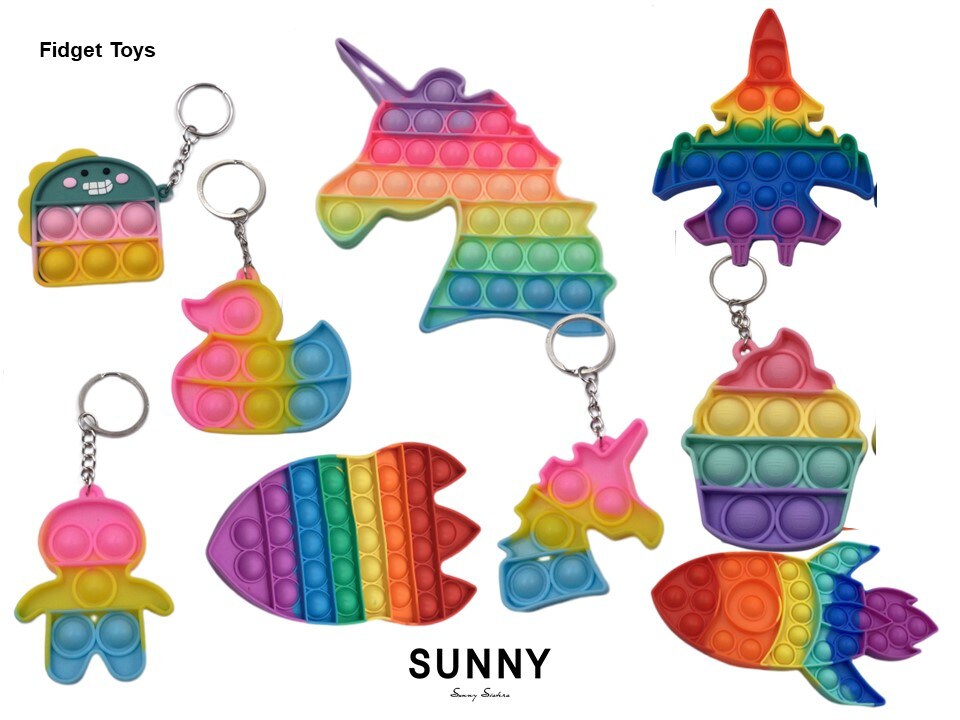 PopIts KeyChain Fidget Toys Trendy Accessories Manufacturer | Taiwantrade
