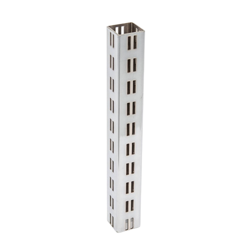 Wall slotted upright - 40x40mm square twin slot upright | Taiwantrade