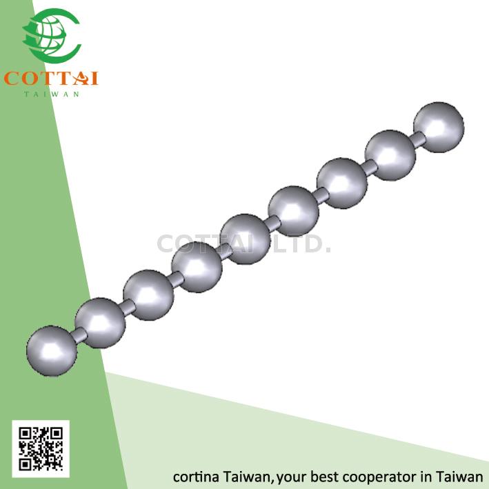 COTTAI MIT Roller Blind, Ball Chain Loop 4.5 x 6mm | Taiwantrade