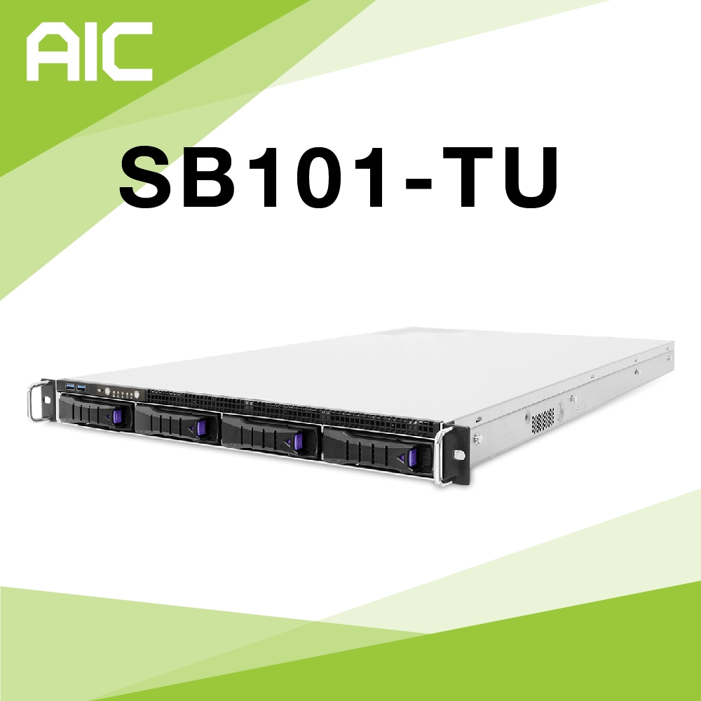AIC 1U 4-bay Storage Server (SB101-TU) | Taiwantrade