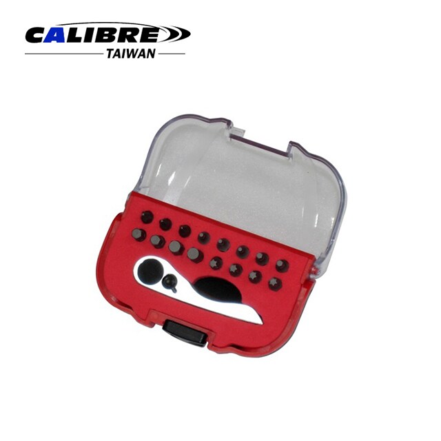 TAIWAN CALIBRE 17PC 1/4" Dr. Mini Ratchet Wrench Offset Screwdriver Bit ...