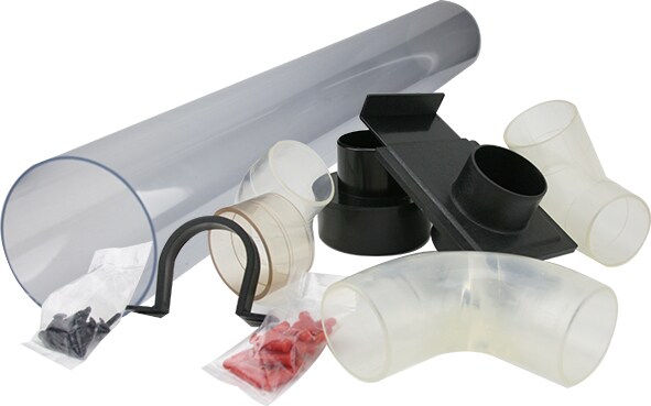 89 PCS Clear Pipe Dust Collection Kit | Taiwantrade