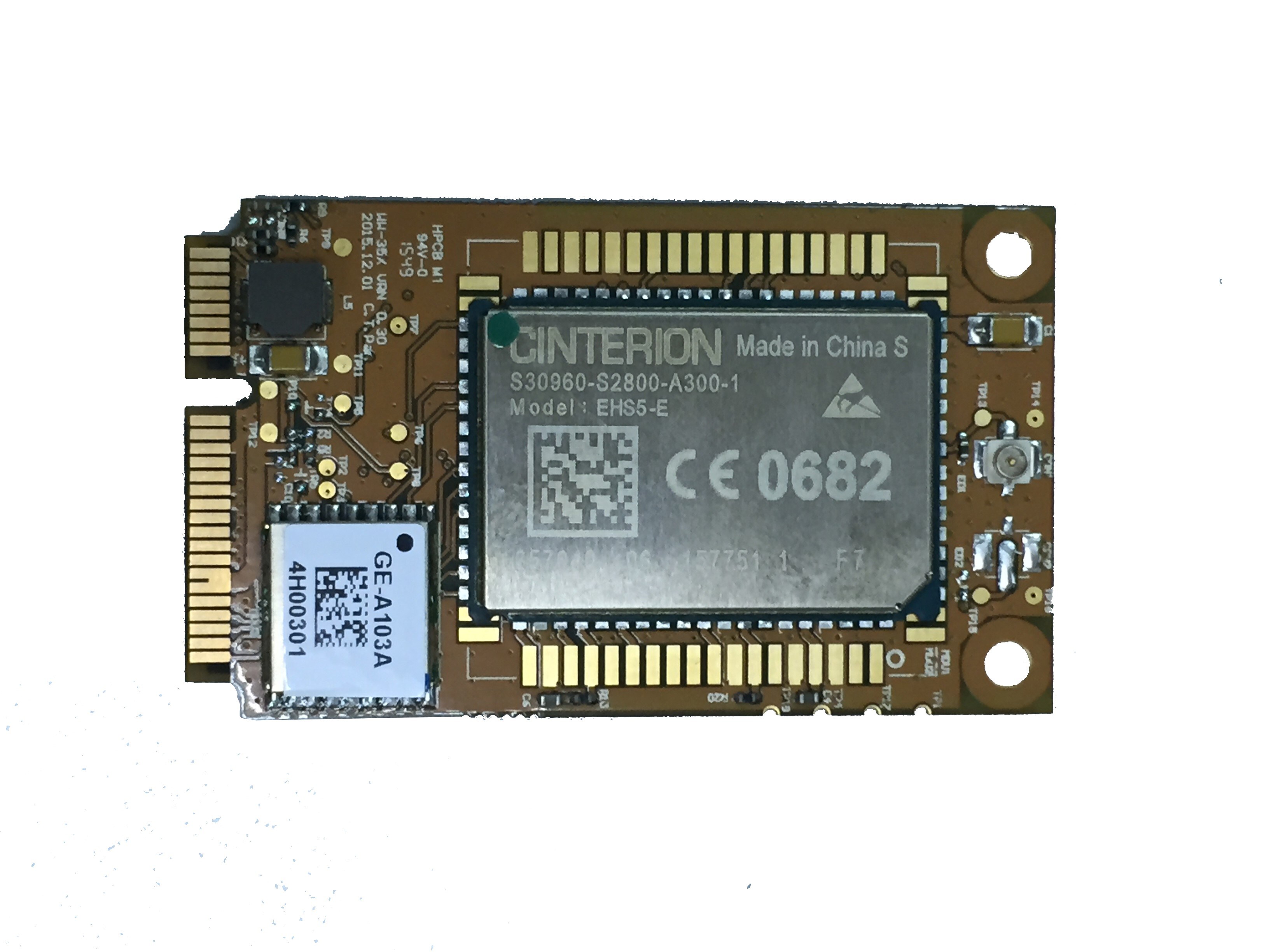 WW-3523, WWAN Mini PCIe Card with SIM Holder Options; 2 dual-band; size ...