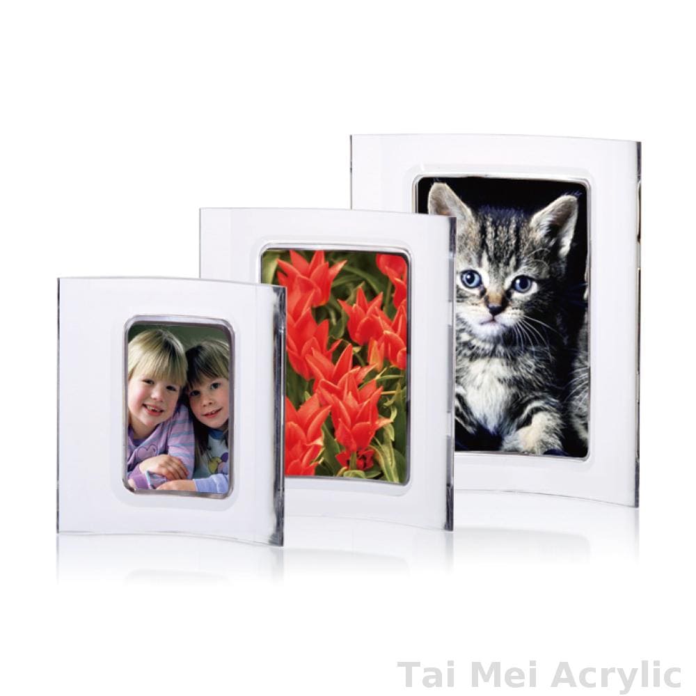 Acrylic Curved and Beveled Frame, photoframe, vertical frame, home ...