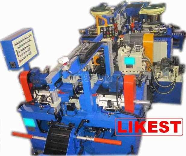 Automatic Stud Bolt Chamfering and Marking and Thread Rolling Machine ...