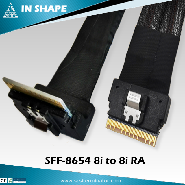 Slimline SAS 8i SFF-8654 to 8i SFF-8654 upward Cable supplier ...