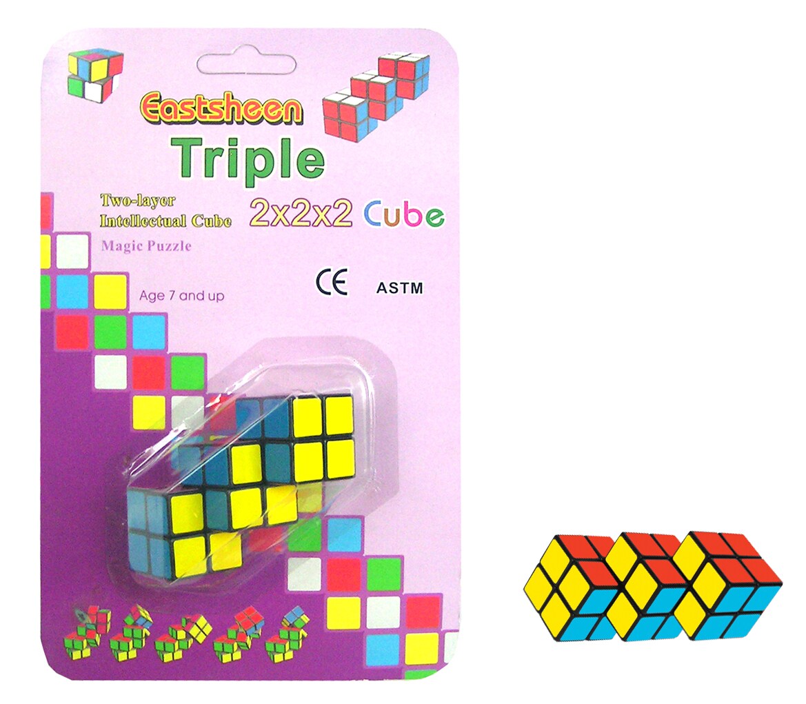 2x2x2 Mini Multi- Puzzle Cube (Triple) | Taiwantrade