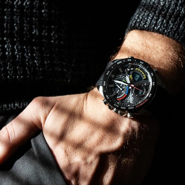 5Cgo CASIO EDIFICE series trendy watches ECB-900MP-1A Bluetooth racing ...