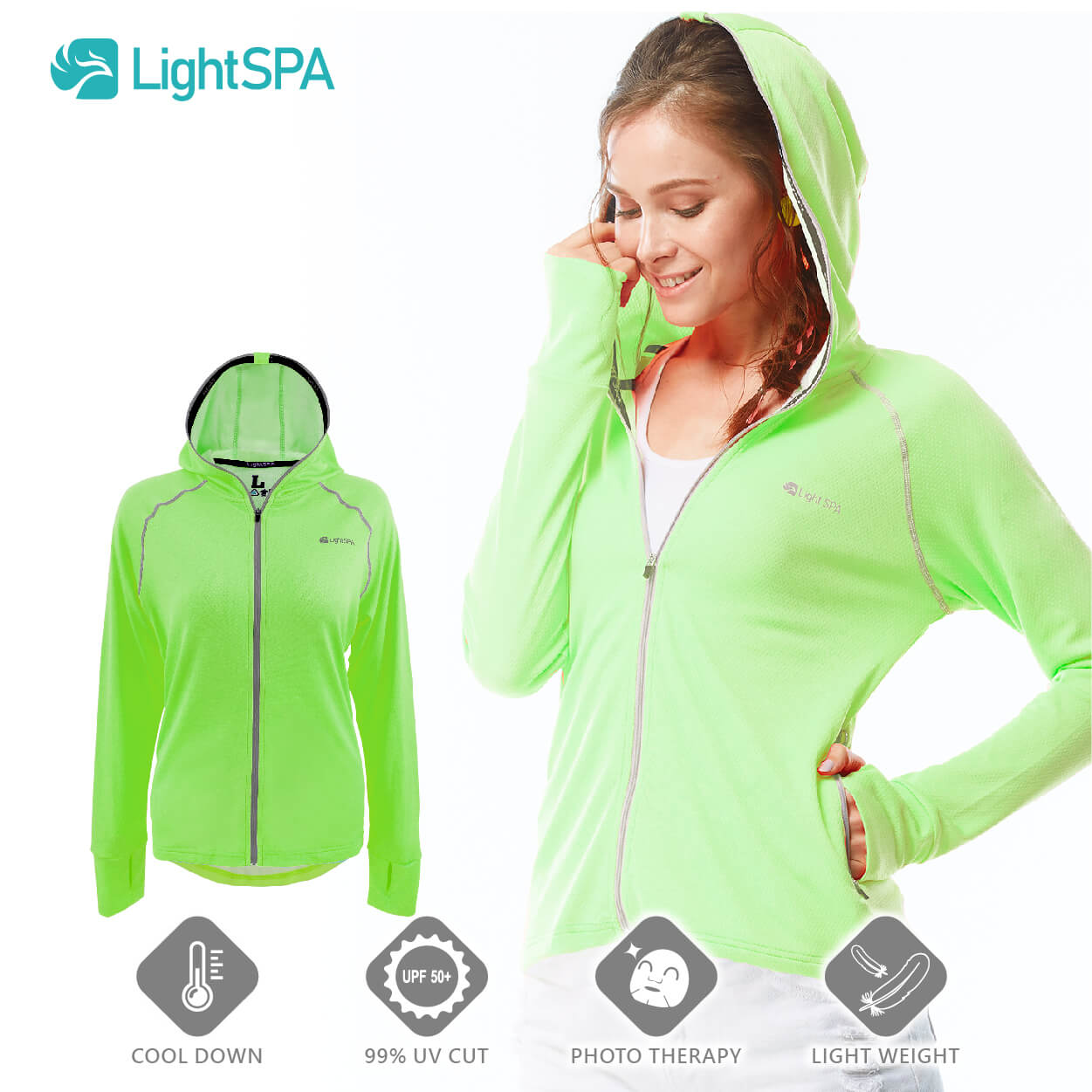 LightSPA UPF50+UV Protection Phototherapy Jacket | Taiwantrade