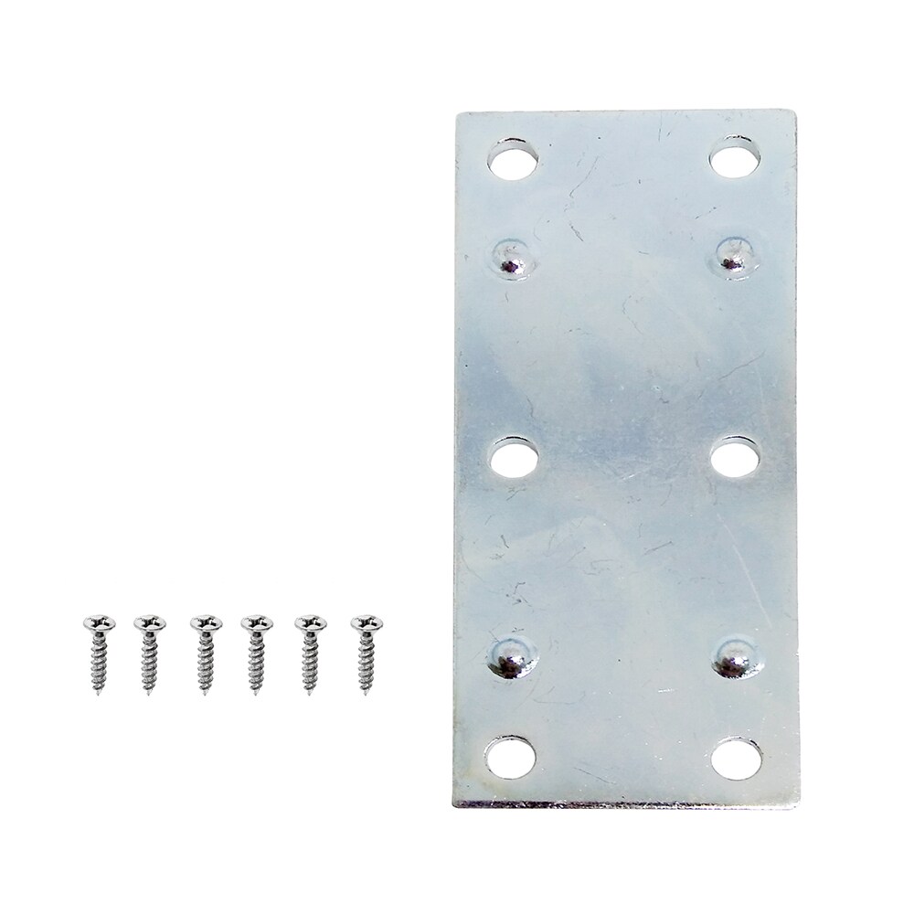 Straight Bracket Repair Plate Fixing Bracket for Furniture 3-1/2"X1-3/8 ...