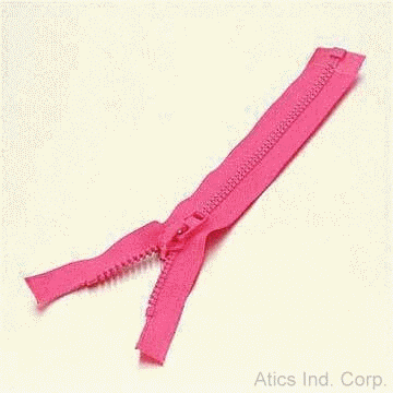 Plastic Injection Zippers in Open End Type | Taiwantrade.com