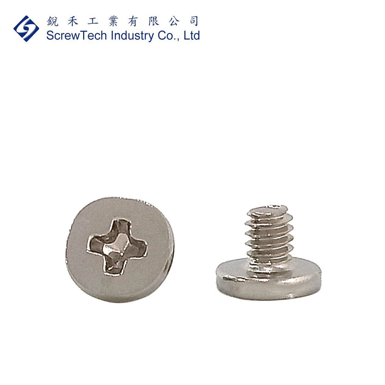 【ScrewTech】I Head, Phillips, M2x2.5, Machine Screw, Nickel Plated ...