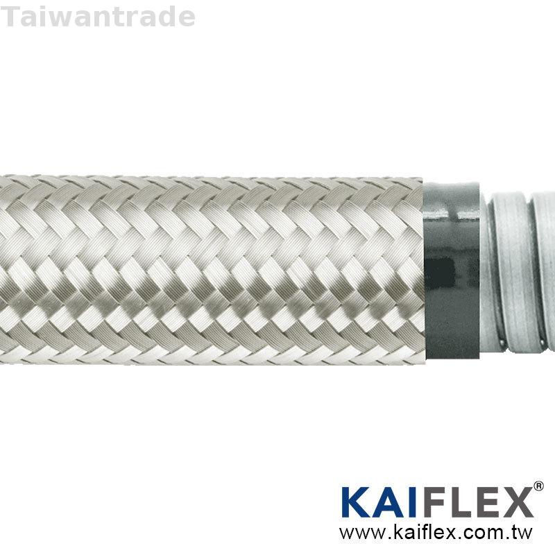 Waterproof Braided Flexible Metal Conduit, Interlocked Gal, PVC Jacket ...