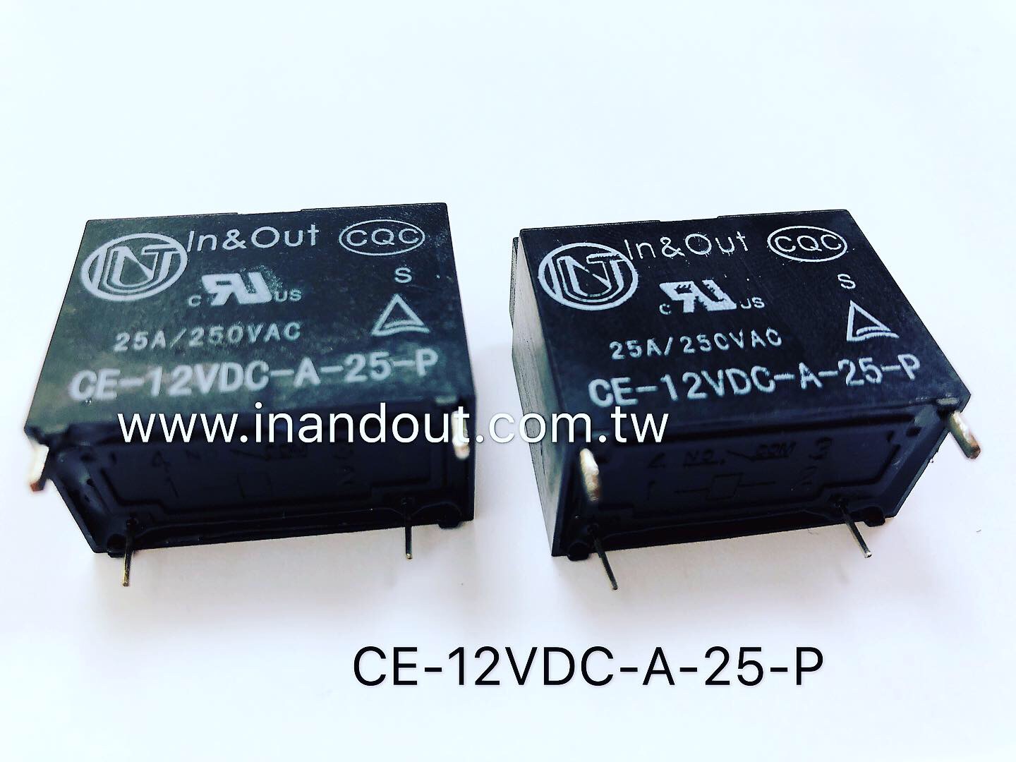 High Current Power Relay 25Amp A/C relay Motor Switching (PCB Type ...