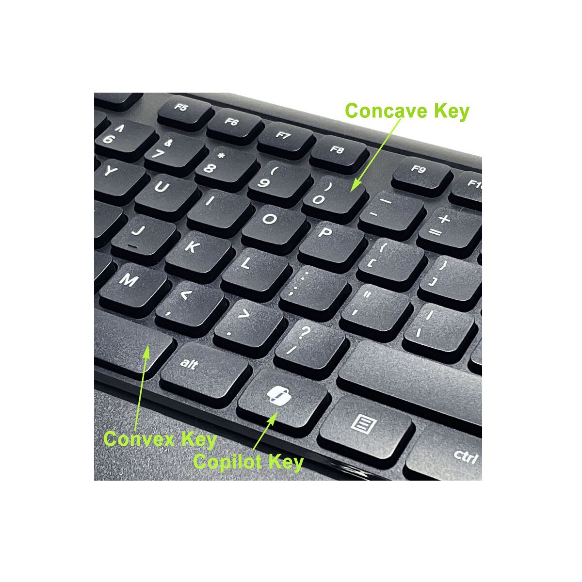 ErgoChoc Ergonomic Wireless Keyboard & Optical Mouse Combo for Windows ...