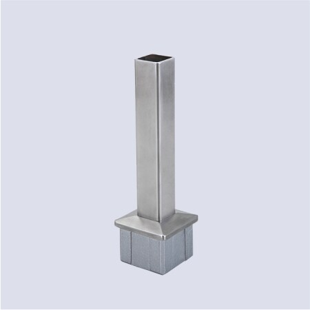 Stainless Steel Square Tube Handrail Perpendicular Post Connector ...
