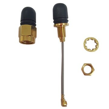 11mm 2.4GHz WLAN WiFi Bluetooth Small Rubber Antenna with Pigtail Cable ...