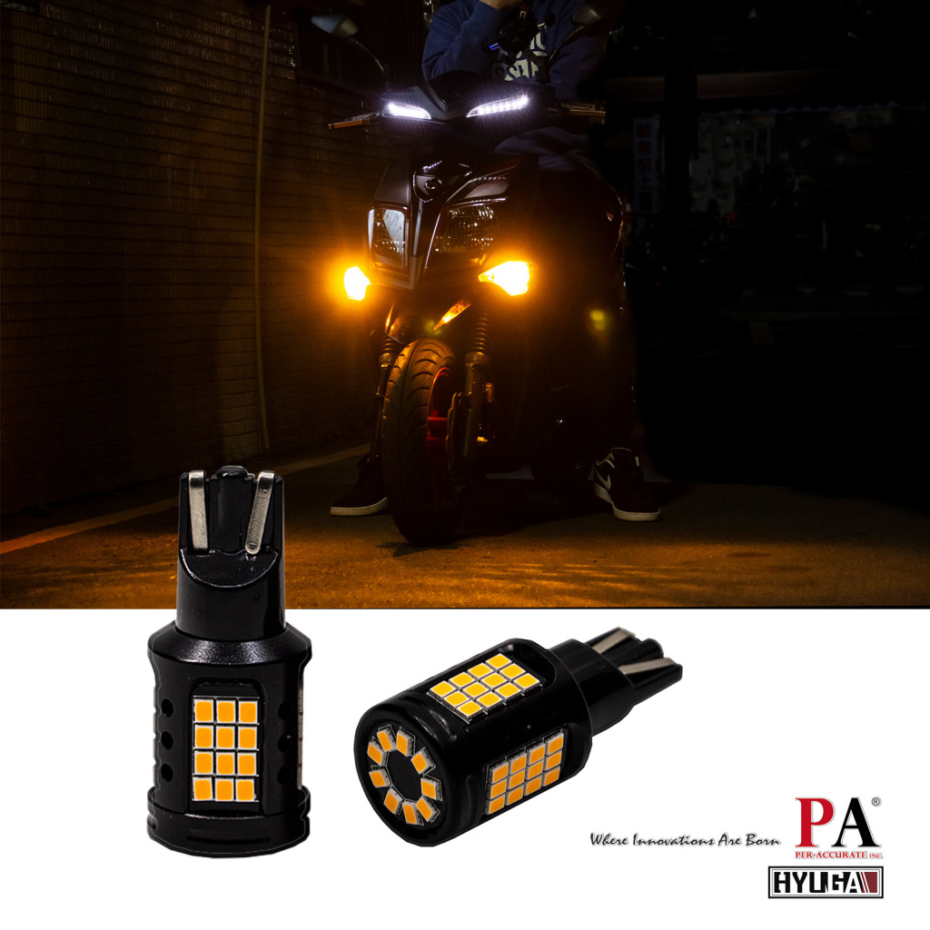 T15 LED Turn Signal Backup Light Bulb 921 W16W Amber Yellow Super ...