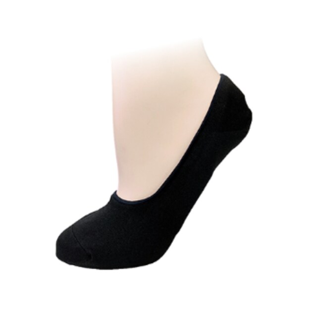 Energy Invisible socks | Women's Hidden No Show Socks- 6 Pair (Black ...