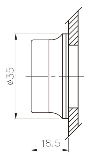 TEND 天得TN3系列30mm全罩式凸頭按鈕TN3IC-可鑫科技股份有限公司