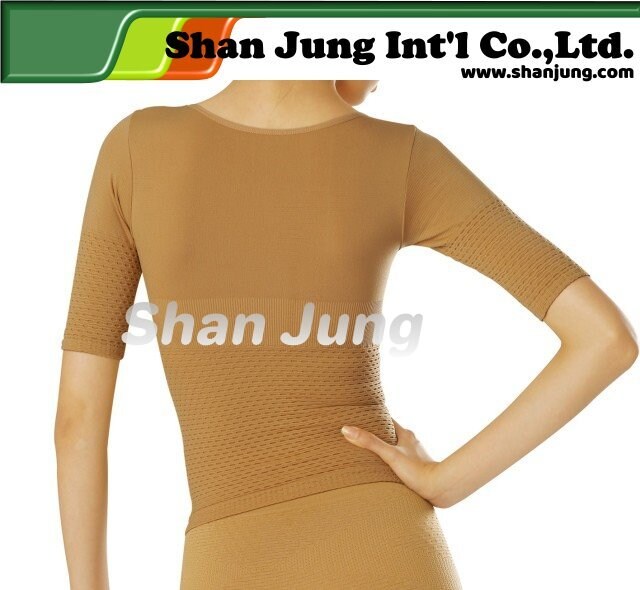 Shaping Top, Shape Seamless Shirt with Capsaicin | Taiwantrade