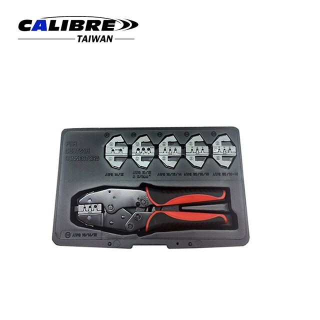 TAIWAN CALIBRE 7 Sets Crimp Crimping Jaws Tool Ratchet Multi-Connector ...