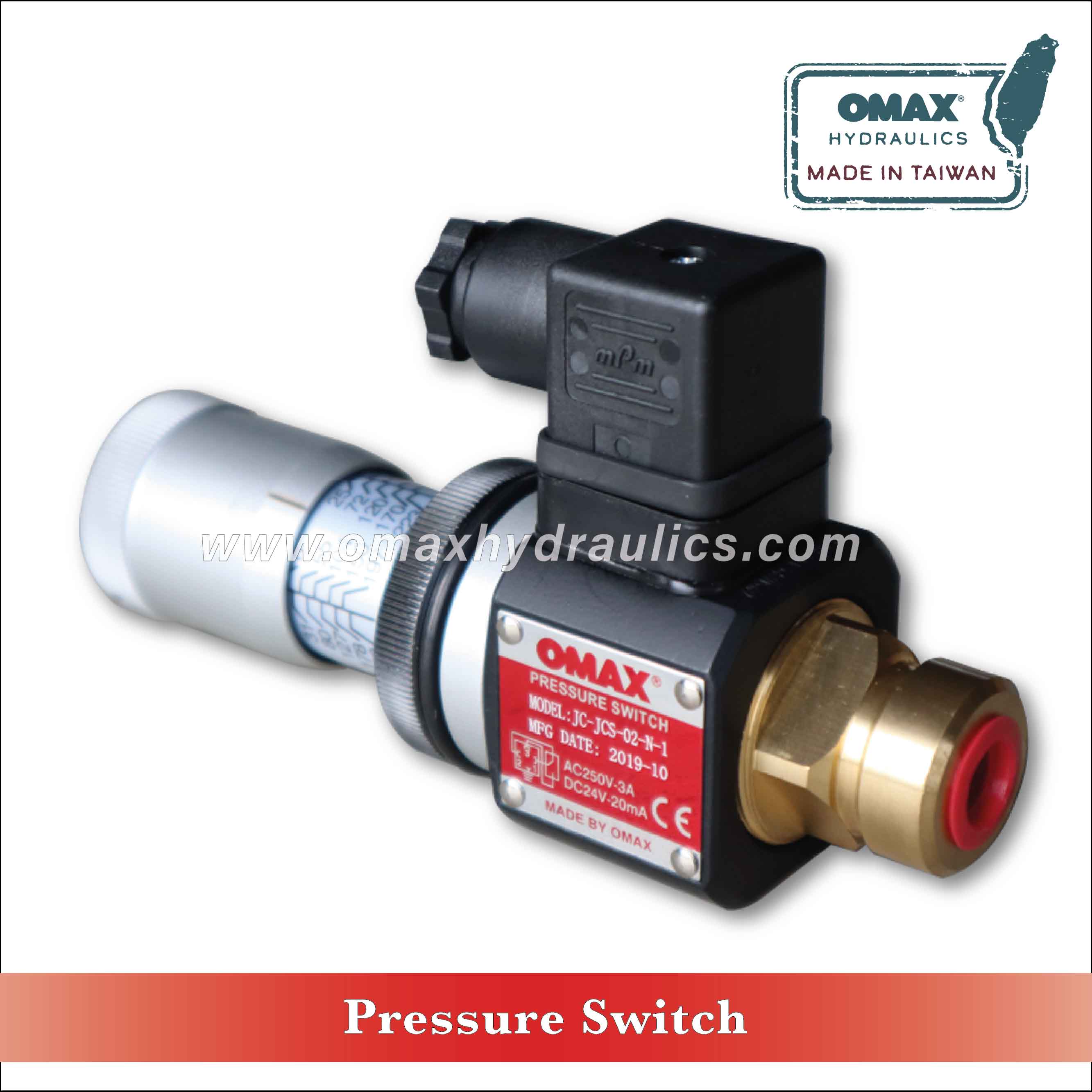[JCS] Hydraulic Pressure Switch 20~600kg Built-In Microswitch | Taiwantrade