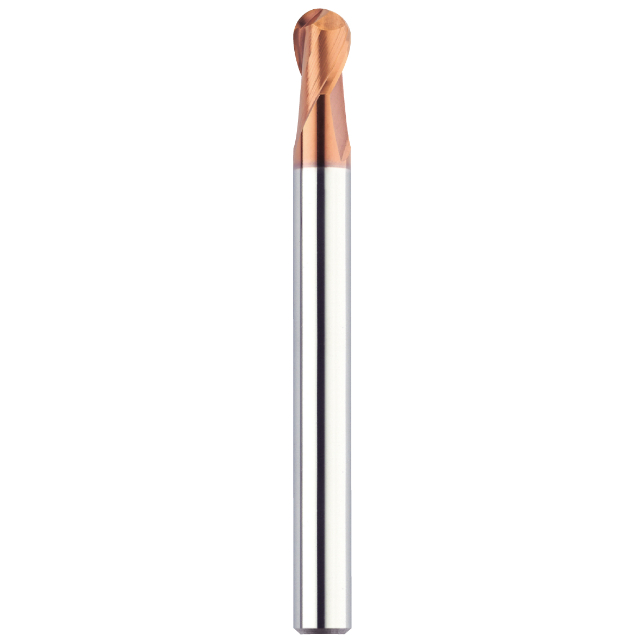 CARBIDE END MILL - Ball Nose 2 Flutes - Long Shank | Taiwantrade