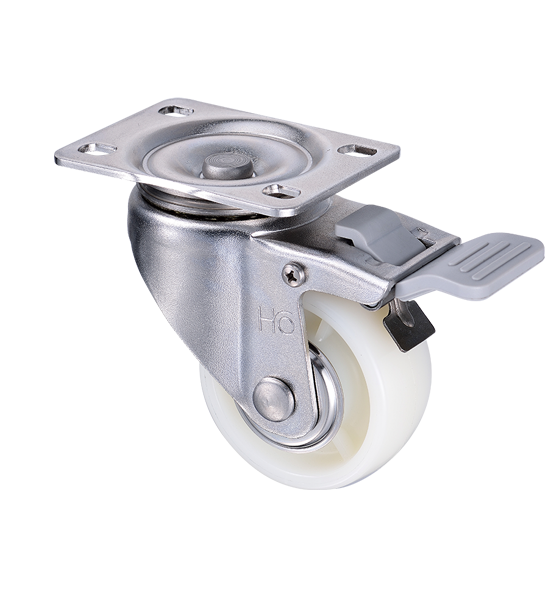 3 inch Lock Nylon Light Duty Small Wheels for Carts | Taiwantrade.com