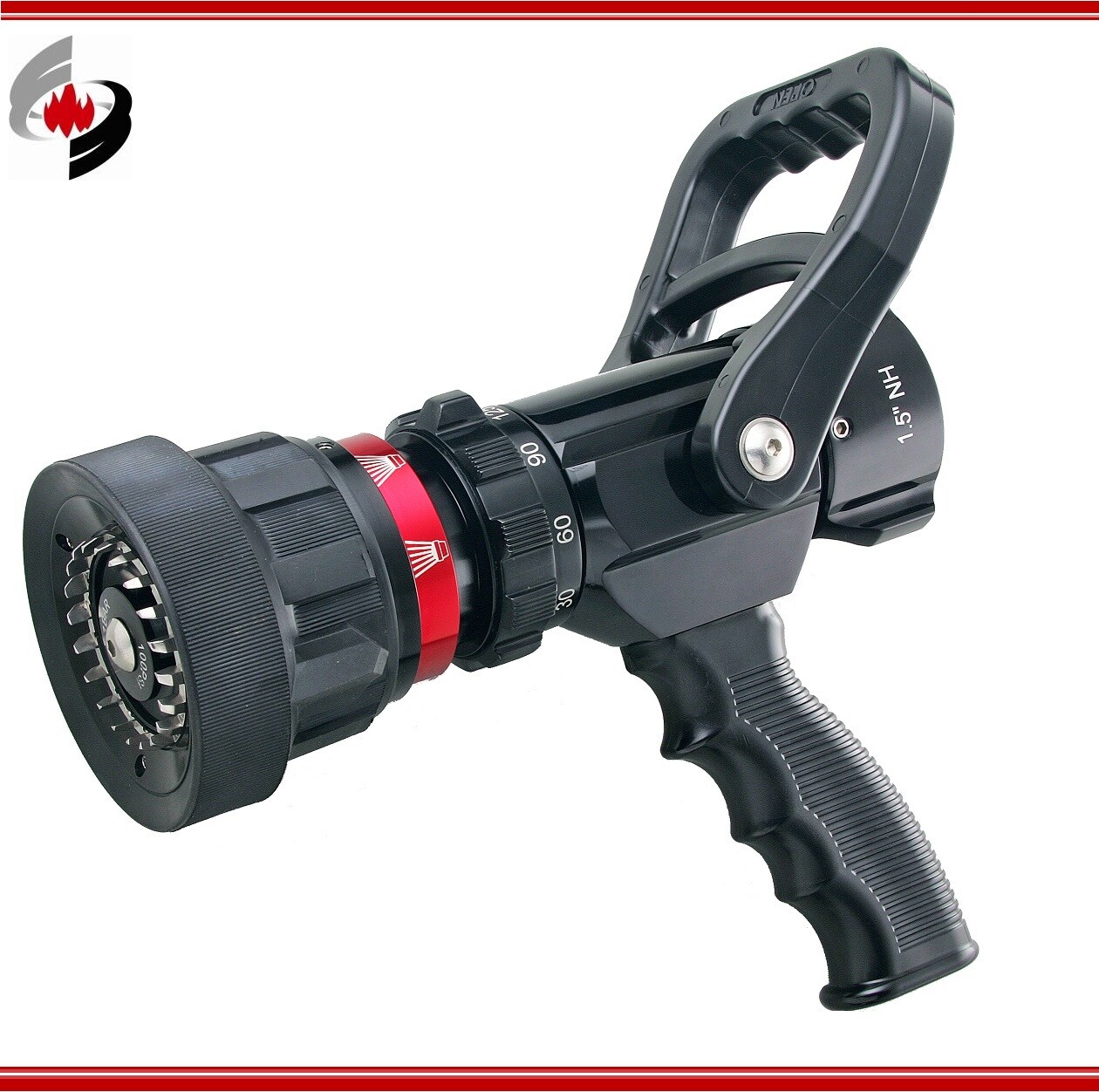 Fire fighting nozzle with handle grip | Taiwantrade