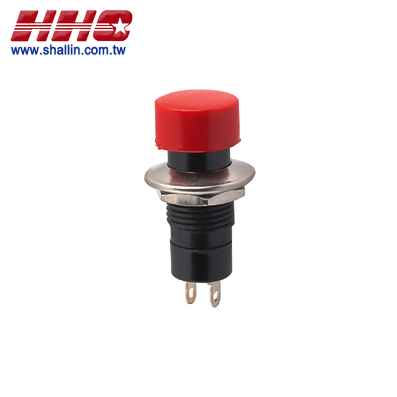 Circle type pushbutton switch, open type, 125V 3A, RoHS Directive ...