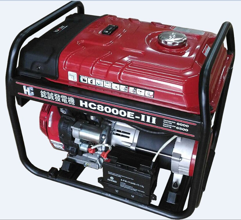 Gasoline/Petrol Generator HC8000E-III | Taiwantrade