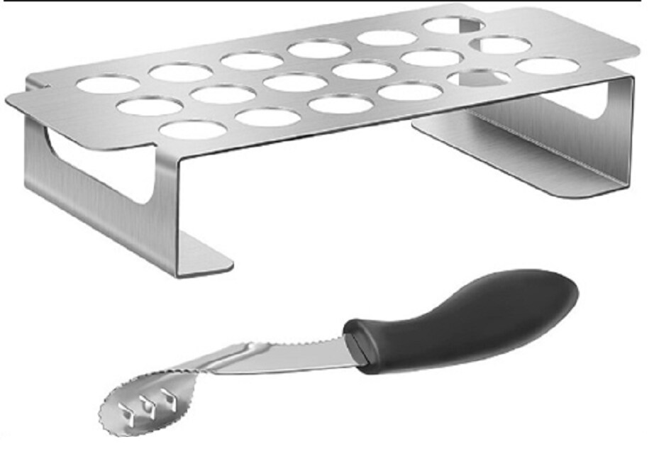 Stainless Pepper Rack & Corer Set | Taiwantrade