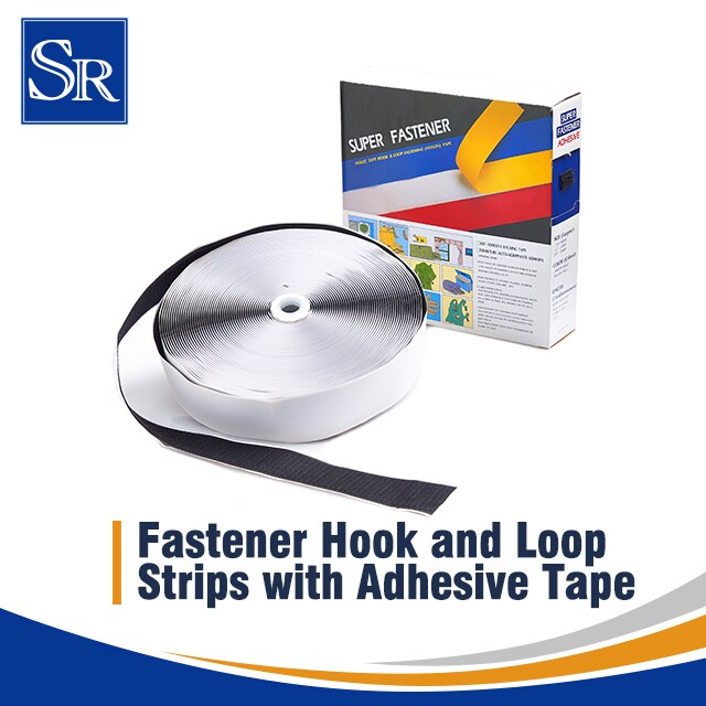 Touch Fastener Hook and Loop Strips with Adhesive Tape | Taiwantrade