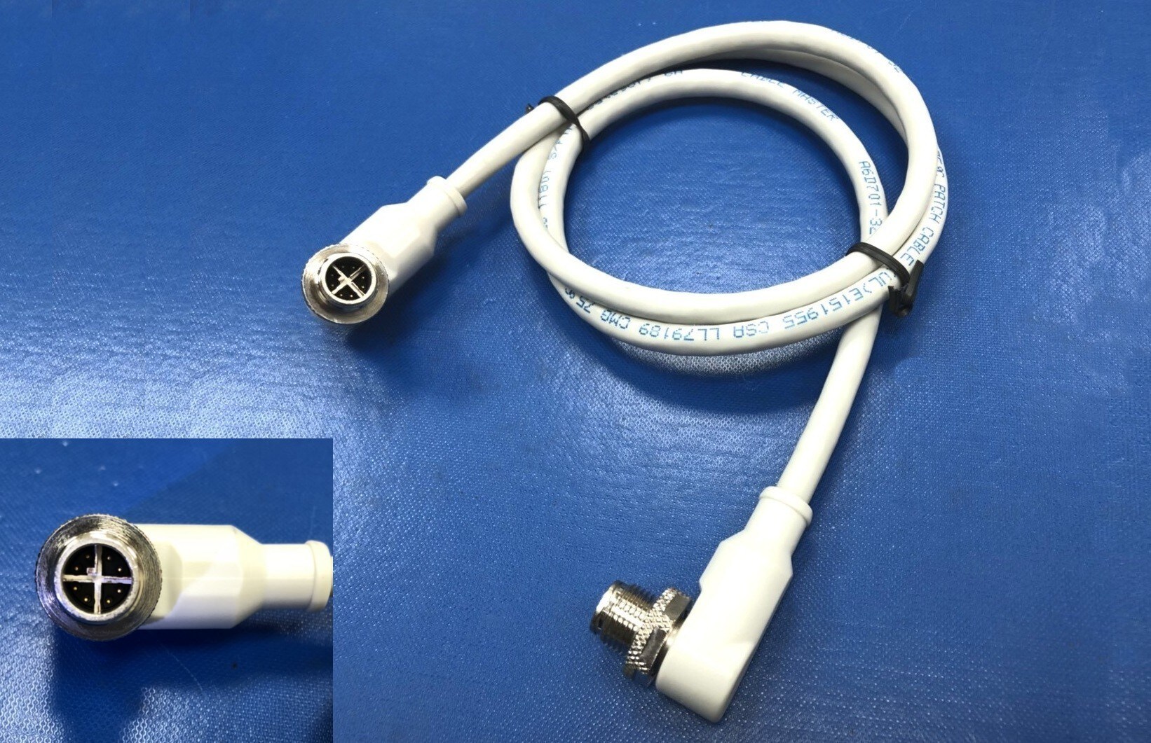M12 X-code 8Pin Right Angel Cable Assembly | Taiwantrade.com