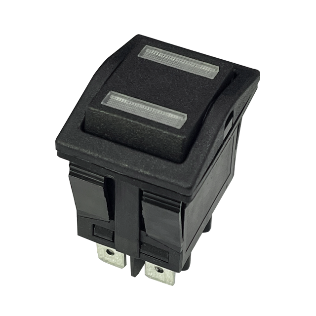 Rocker switch with illumination light_ZX7-230F2N-LBBB-1RWC | Taiwantrade