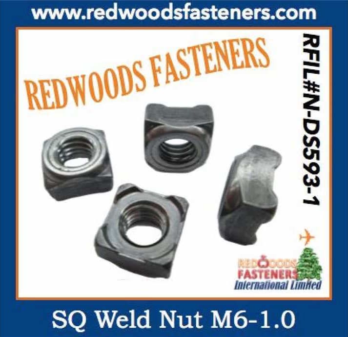 Square Weld Nut M6 | N-DS593-1 | Taiwantrade