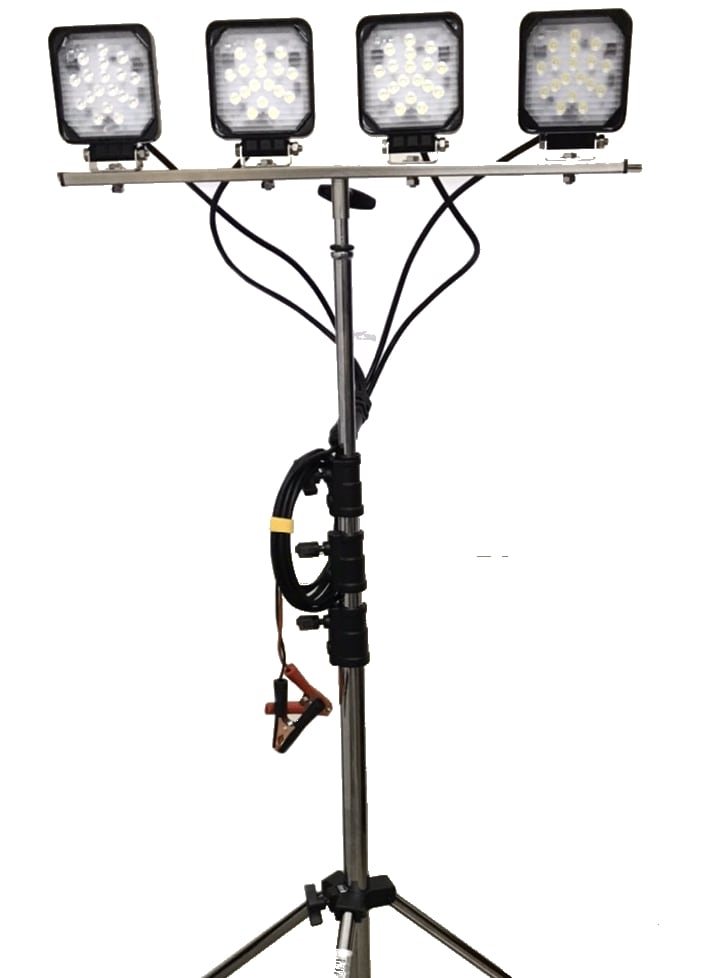 Temporary Portable Sports Lighting with Aluminum Tripod | Taiwantrade.com