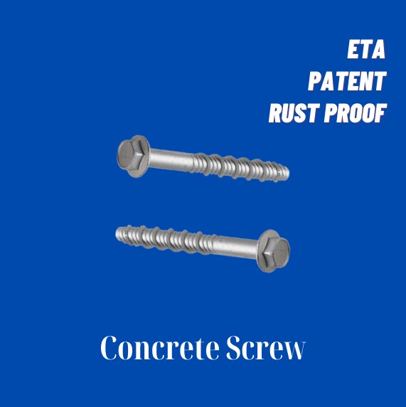 ETA concrete screw hex washer head rust proof for masonry | Taiwantrade