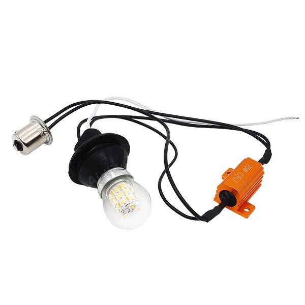 1056 Dual Color Switchback LED Bulb w/ Stock Cover - 54 LED - Canbus ...