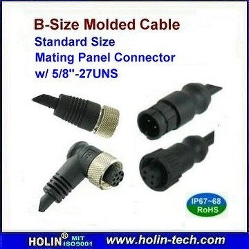 Circular B Size Molded Cable, Standard Size for 5/8"-27UNS | Taiwantrade