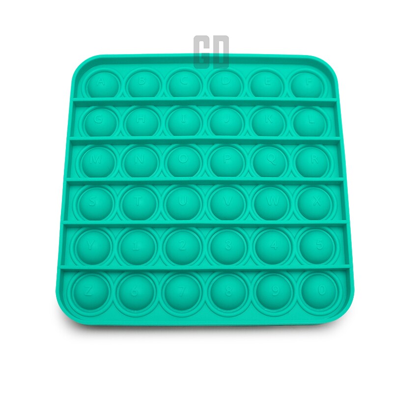 pop it fidget push bubble Blue Circle green square | Taiwantrade