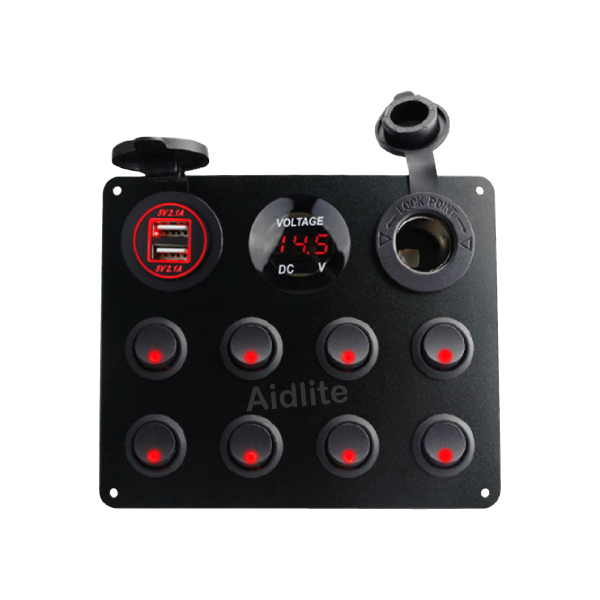 Boat Motorhome Auto Multifunction Combination Switch Panel | Taiwantrade
